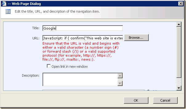 Sharepoint Javascript In Quick Launch And Top Link Bar Mike Smiths Tech Training Notes